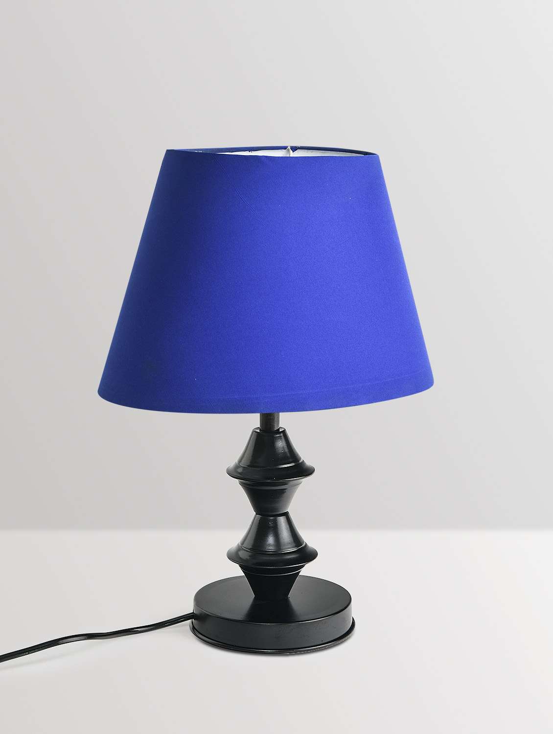 Buy online Royal Blue Metal Table Lamp from Lighting for Unisex by ...