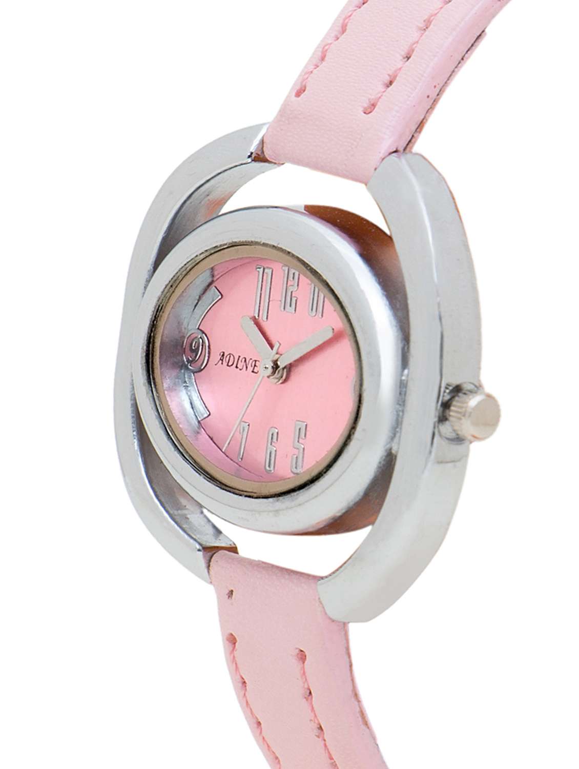Buy online Light Pink Leather Analog Wrist Watch from watches for Women ...