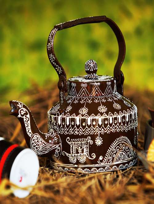 Buy online Multicolor Hand Painted Aluminium Kettle from Coffee & Tea ...