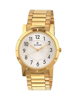 Buy online Titan Analog White Dial Men's Watch - 1647ym01 from Watches ...