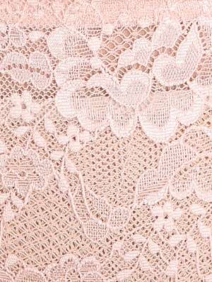 Buy online Peach Lace Bra And Panty Set from lingerie for Women by ...