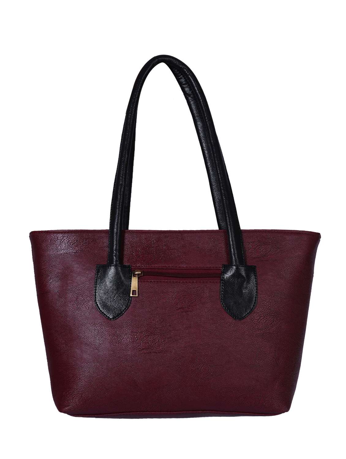 Buy online Maroon Leatherette Handbag from bags for Women by Fristo for ...