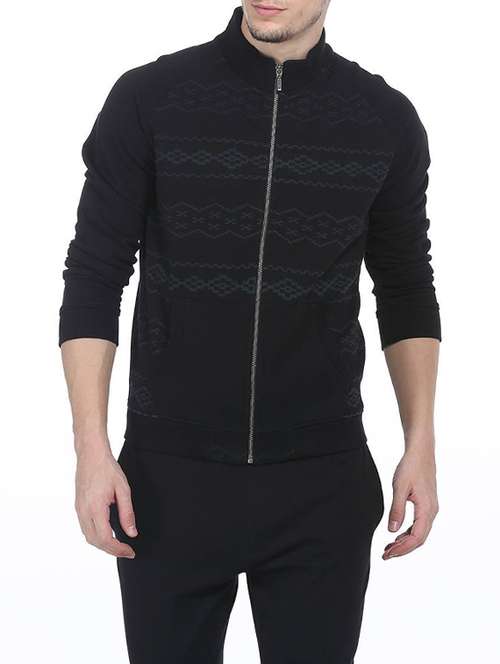 Buy online Black Cotton Casual Jacket from Jackets for Men by Basics ...