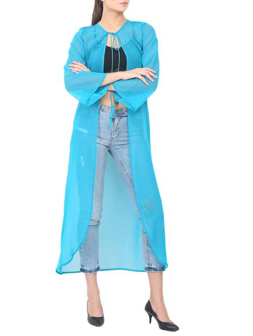 Buy online Red Long Shrug from Capes & Shrugs for Women by Trend Arrest ...