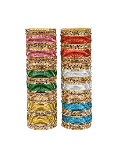 Buy online Multi Colored Bangles from fashion jewellery for Women by ...