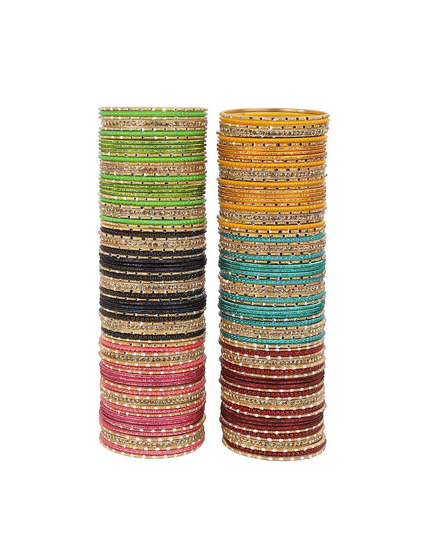 Buy online Multi Colored Bangles from fashion jewellery for Women by ...