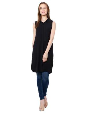 Buy online Concealed Placket Shirt Tunic from western wear for Women by ...