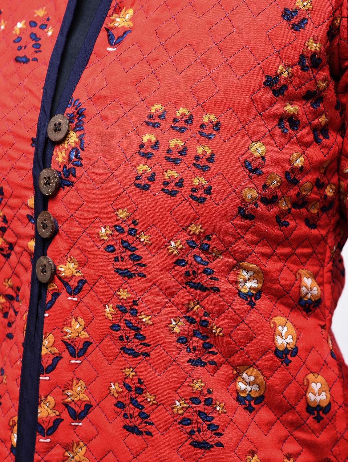 Buy online Red Rayon Jacket from shrugs & Jackets for Women by Elini ...