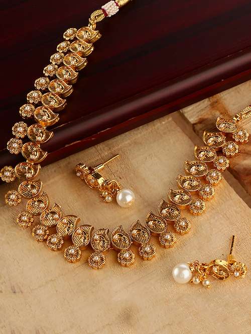 Buy online Gold Plated Set from Imitation Jewellery for Women by Kord ...