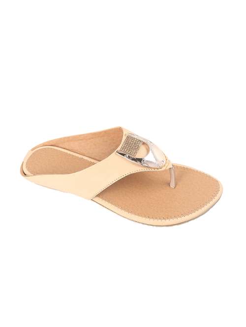 Buy online Beige Toe Separator Sandals from flats for Women by Be You ...
