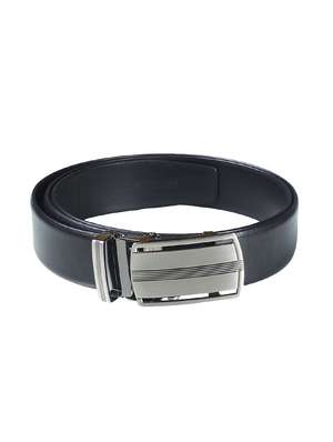 Buy online Black Leather Belt from Accessories for Men by Khadims for ...