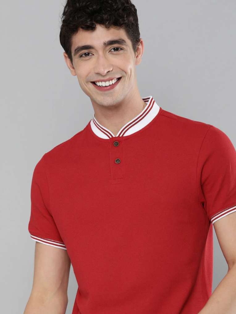 Buy online Red Mal Tshirt from top wear for Men by Ronak for ₹349 at 46 ...