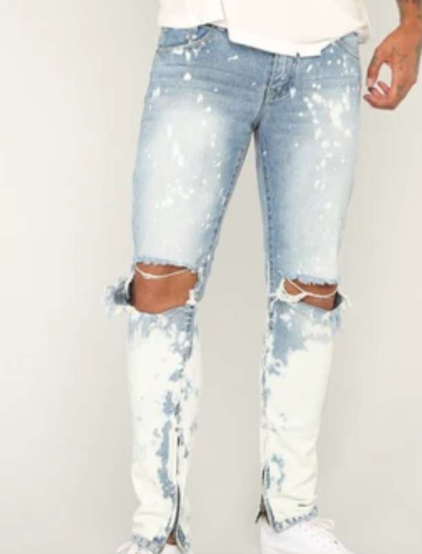 Buy online Multi Colored Denim Jeans from Clothing for Men by Amit ...