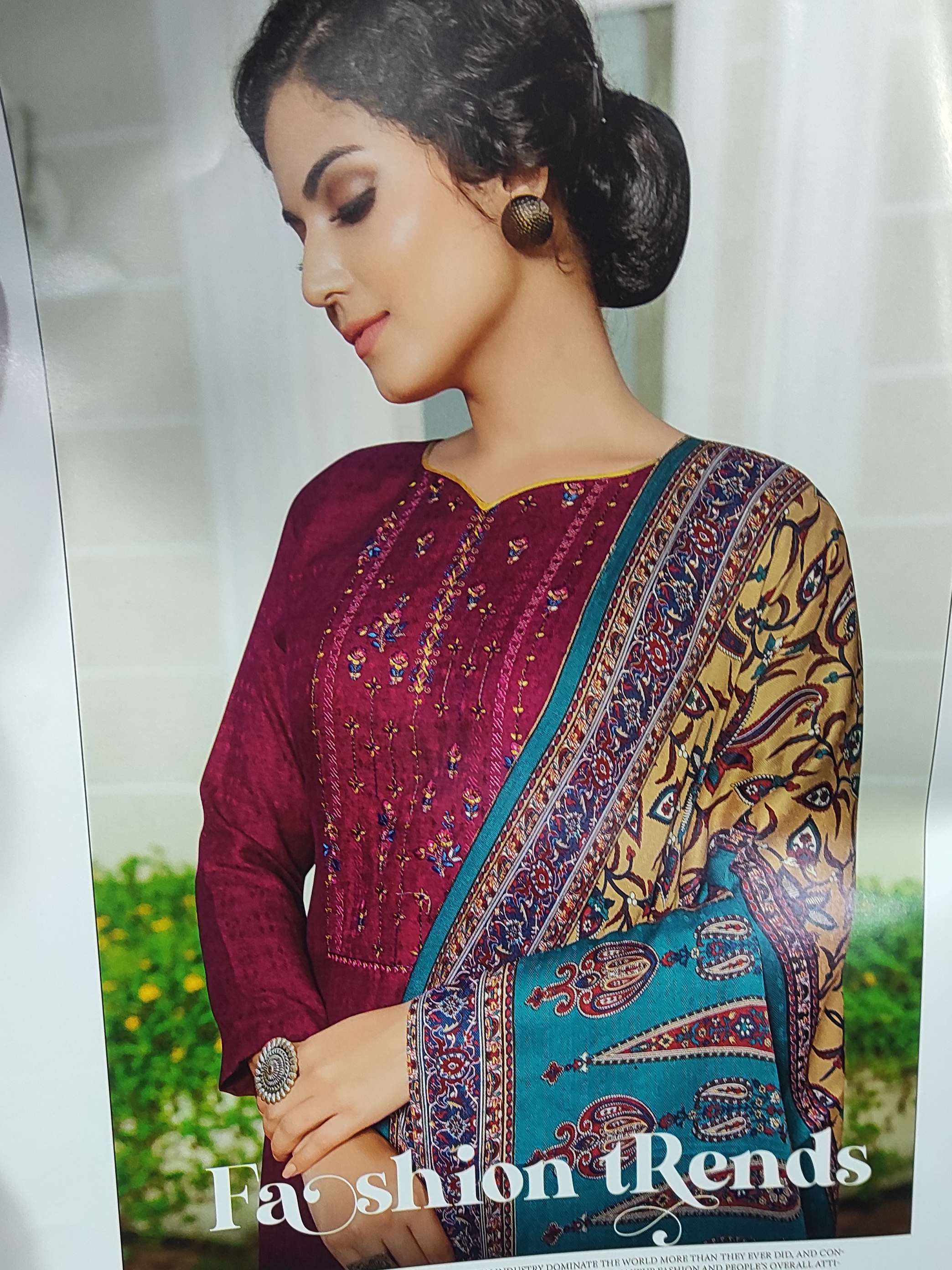 Buy online Unstich Suit from Suits & Dress material for Women by Kanish ...