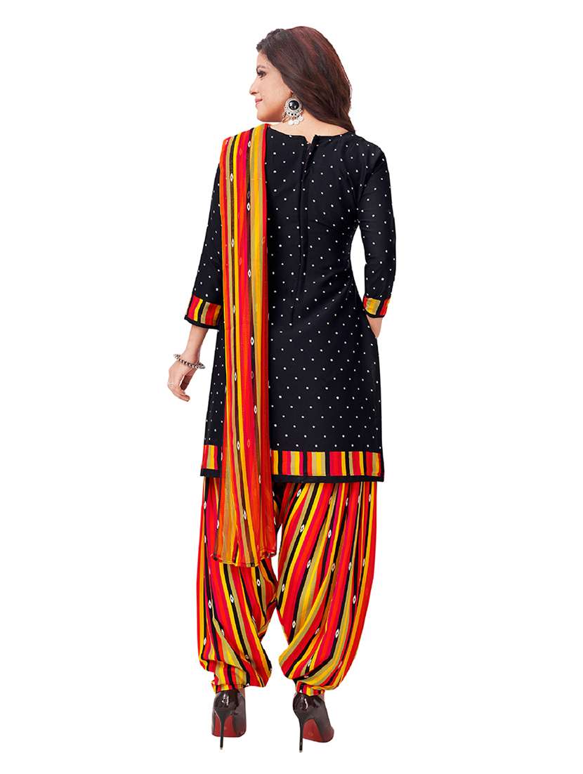 Buy online Multi Colored Synthetic Unstitched Suit from Suits & Dress ...