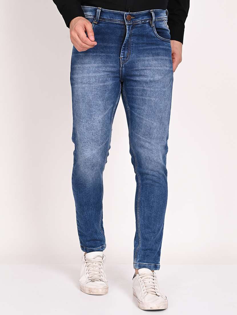 Buy online Blue Light-washed Denim Jean from Clothing for Men by Strop ...