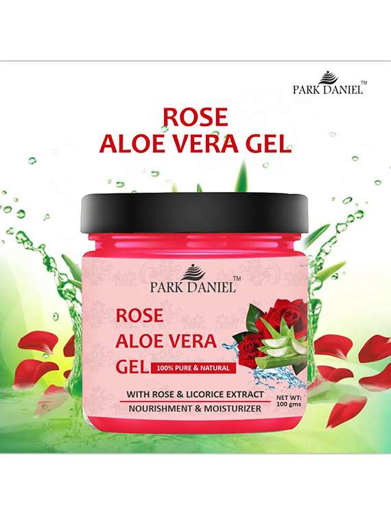 Buy online Park Daniel Rose Aloe Vera Gel Pack Of 2(2x100 Ml) from skin ...
