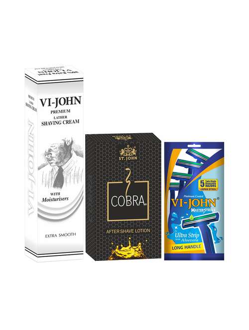 Buy online Pack Of 3 Shaving Essential Set from Bath & Body for Men by ...