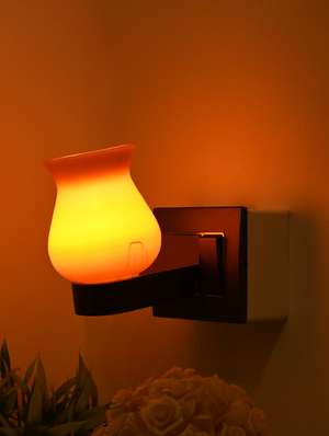 Buy online Stylish Decorative Led Glass Night Wall Lamp Light-a10 from ...