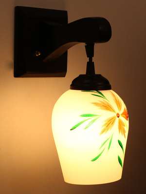 Buy online Decorative Pendent Wall Lamp/ Light, Glass & Wood -a85 from ...