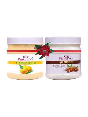 Buy online Mango Scrub 500ml With Almond Nourishing Cream 500ml from ...