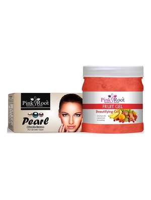 Buy online Pearl Bleach 250gm With Fruit Gel 500ml from beauty for ...