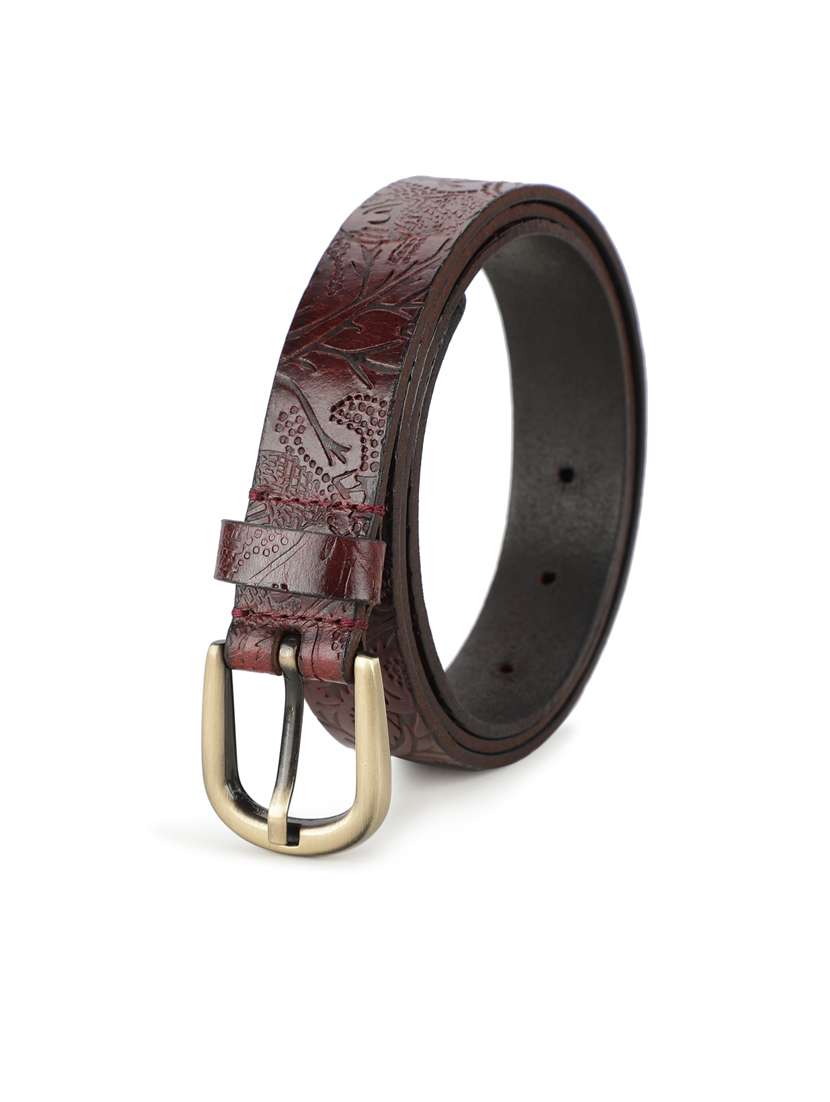 Buy online Batik Pattern Embossed Belt from accessories for Women by ...
