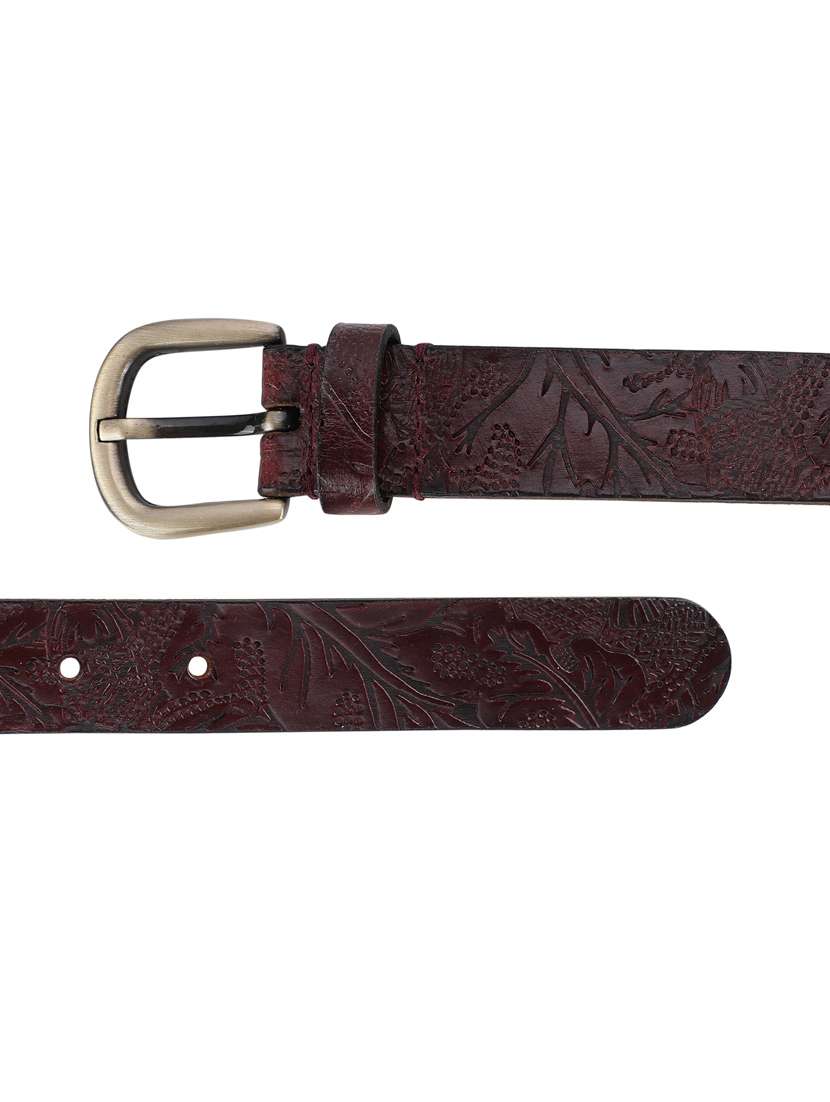 Buy online Batik Pattern Embossed Belt from accessories for Women by ...