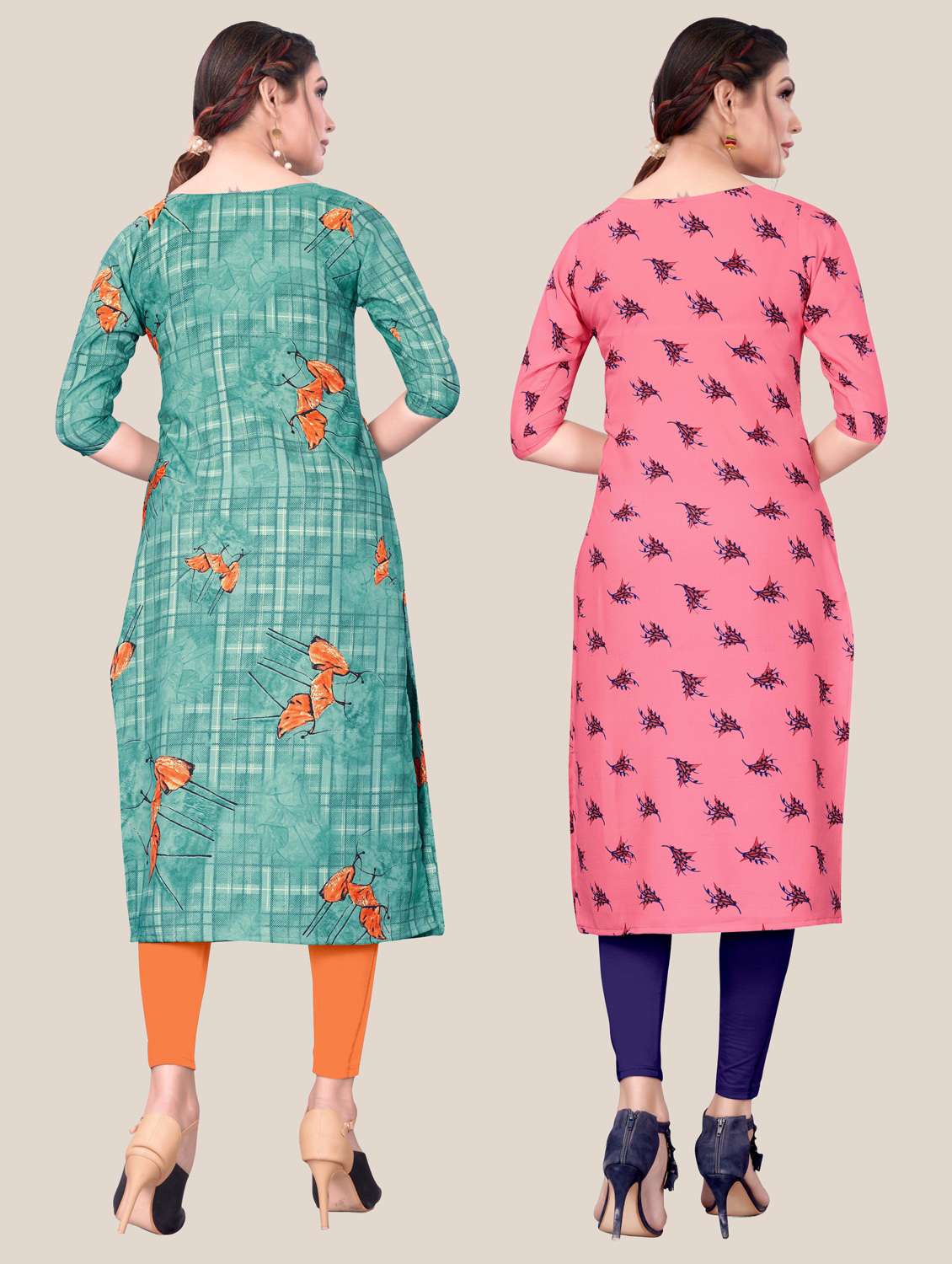 Buy online Combo Pack Of Straight Kurta from Kurta Kurtis for Women by ...