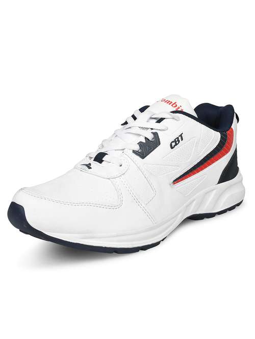 Buy online White Mesh Lace Up Sport Shoe from Footwear for Men by ...