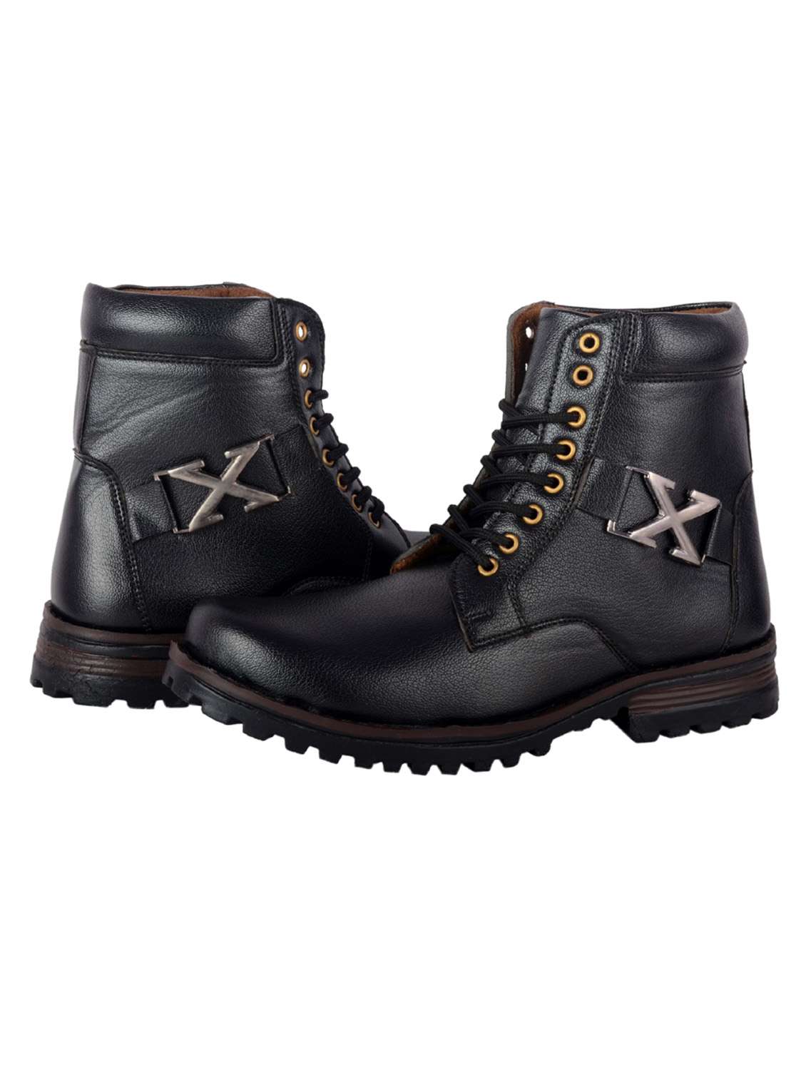 Buy online Men's Black Lace Up High Neck Boots from Casual Shoes for Men by Ryko for ₹779 at 59% ...