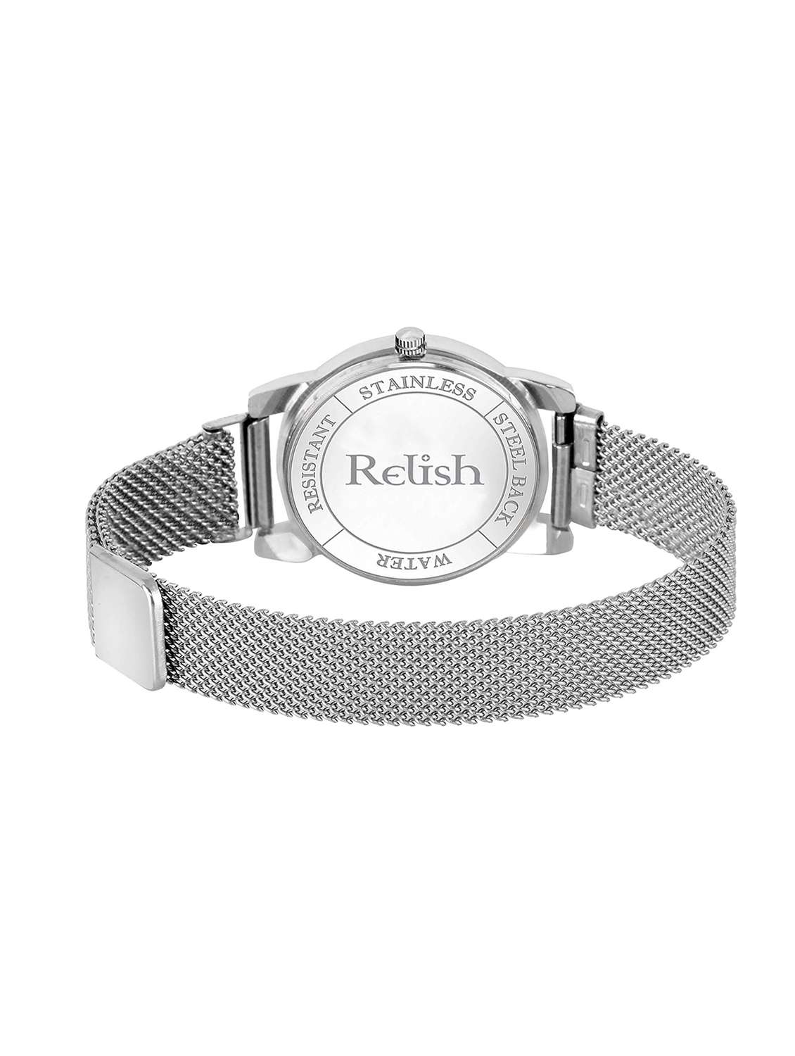 Buy online Relish Premium Black Dial & Elastic Band Analogue Watch For ...