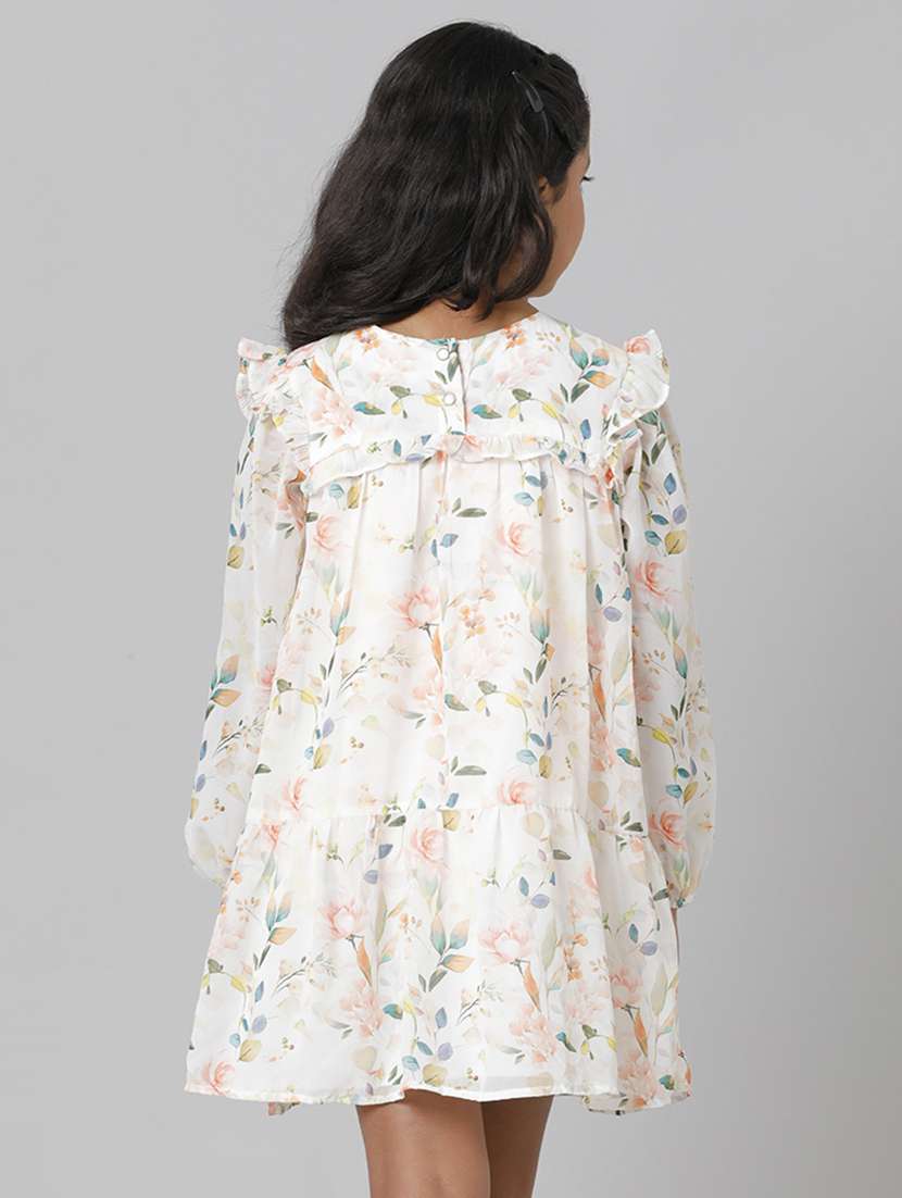 Buy online Girls Round Neck Long Sleeves Frock from girls for Women by ...