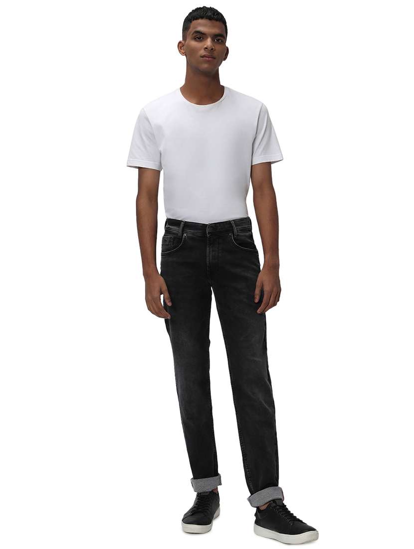 Buy online Men Plain Mid Rise Jeans from Clothing for Men by Mufti for ...