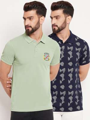Buy online Men Combos Pack Of Polo Neck T-shirts from top wear for Men ...