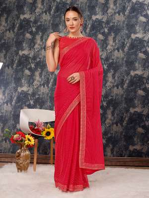Buy online Women Embellished Saree With Blouse from ethnic wear for ...