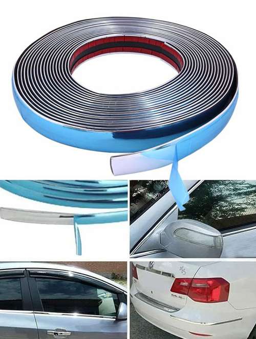 Buy online Side Window Chrome For All Cars Beading Roll 11 Meter 10mm ...