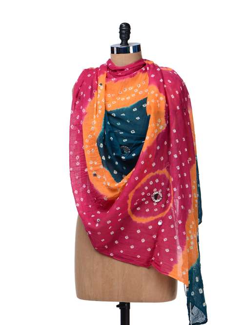 Buy online Designer Jaipuri Bandhej Dupatta from dupattas and scarves ...