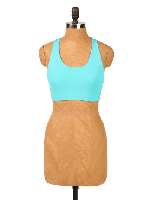 Buy online Turquoise Blue Sports Bra from lingerie for Women by ...