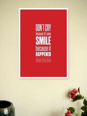 Buy online Theodor Seuss Geisel Motivational Quotes Poster from ...