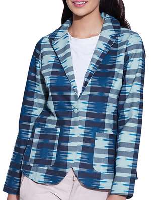 Buy online Multi Colour Poly Spandex Jacket from jackets and blazers ...